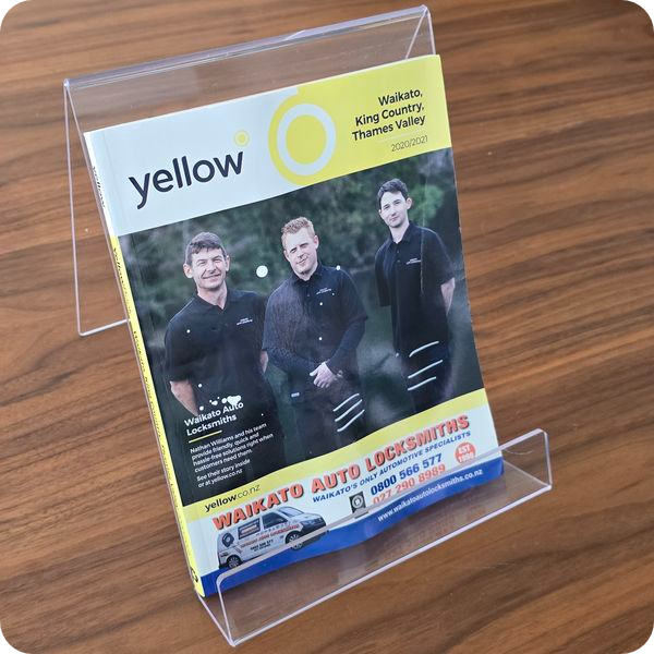 Large Book Stand, "U" Lip – LibraryTech NZ