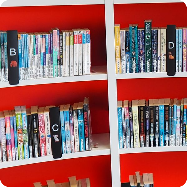 Front Facing Junior Fiction Divider Set (A-Z) – LibraryTech NZ